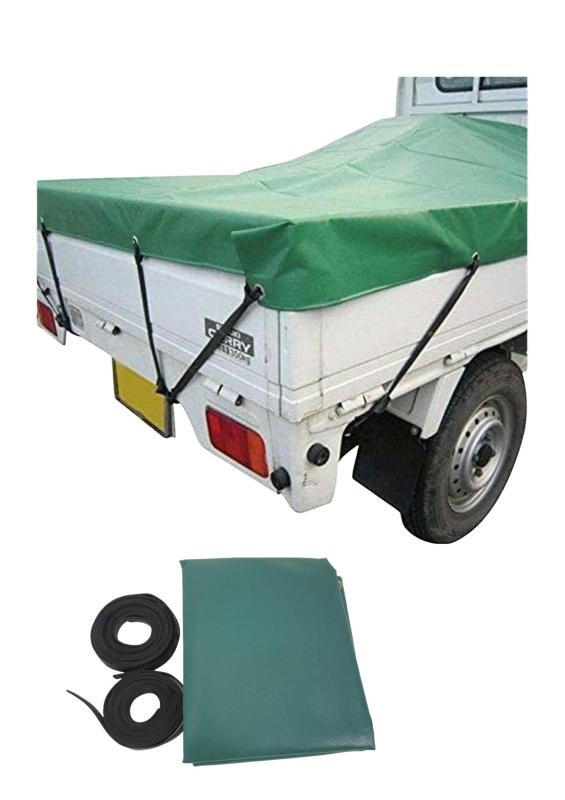 monomania 軽トラック 荷台用シート 全2種 トラックシート 丈夫な防水仕様 軽トラシート 1.7m×2.1m 固定用ゴムバンド付