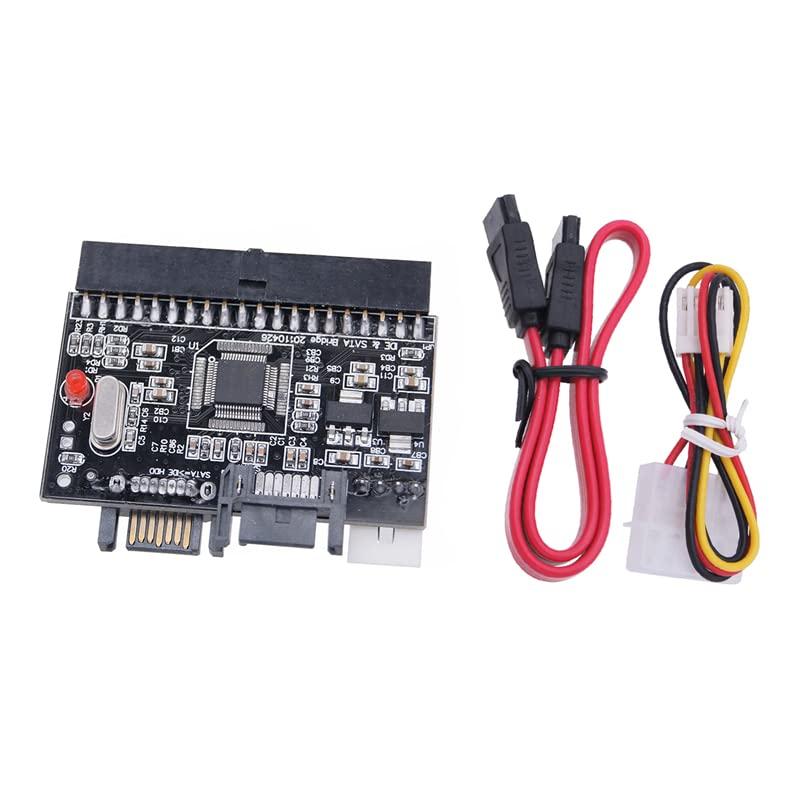 Hodays 3.5 インチ IDE → SATA &amp; SATA→ 3.5 インチ IDE変換 アダプター3.5 インチ IDE to SATA または SATA to 3.5 インチ IDE 両対応です。SATA1: SATA マ...