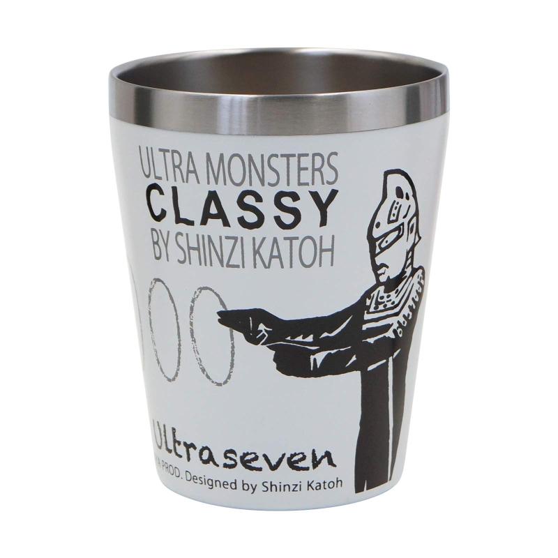 ウルトラマン CLASSY ステンレスタンブラー 360ml 真空断熱 二重構造 保冷 保温 コンビニコーヒーカップ商品サイズ：約φ8.5×h10.7cm容量：約360ml（満水）商品重量：約143g材質：ステンレス鋼（内側18-8ステンレ...