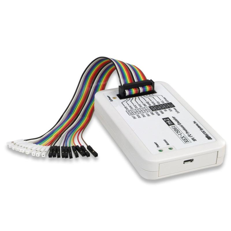 ラトックシステム SPI/I2C プロトコル エミュレーター ハイグレードモデル REX-USB61mk2 高速通信 USB2.0SPI/I2C両対応の高性能USB接続アダプタースレーブモード(2ch)でデバイスのエミュレートが可能デバイス...