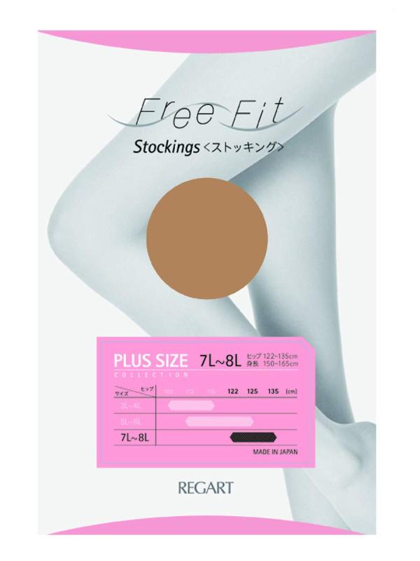 piedo FreeFit(フリーフィット) 7L-8L日本製股ズレ防止伝線しにくい糸を使用つま先補強抗菌防臭加工