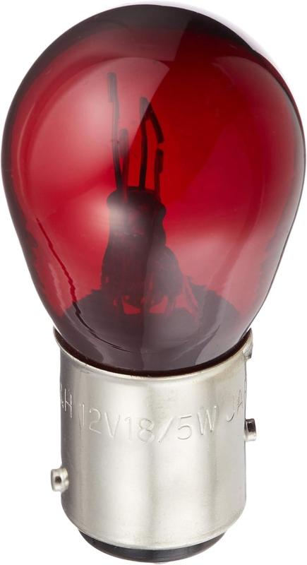 M&amp;Hマツシマ 電球 12V18/5W レッド S25 BAY15D 1個入 1P3404RE ライト バルブ
