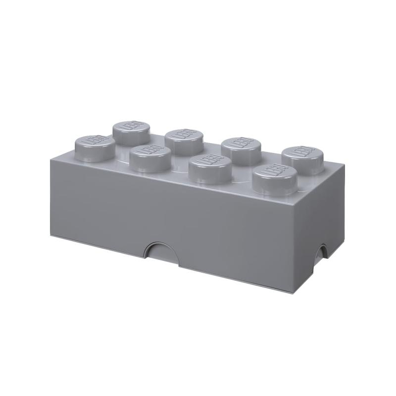 レゴ ストレージボックス ブリック 8 DIF ストーングレー 40041740サイズ:500×250×180mmPP (safe plastic material)パッケージサイズ（mm）:502 x 250 x 181