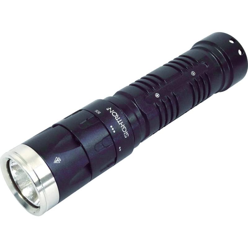 SIGHTRON サイトロン LEDライト ブライトテック BRIGHT-TECH EX100FL 明るさ100ルーメン 防水 調光リング付き 軽量 コンパクト ストロボSOSモード搭載 BT1006暗い場所でも点灯させやすい蓄光ボタンスイ...