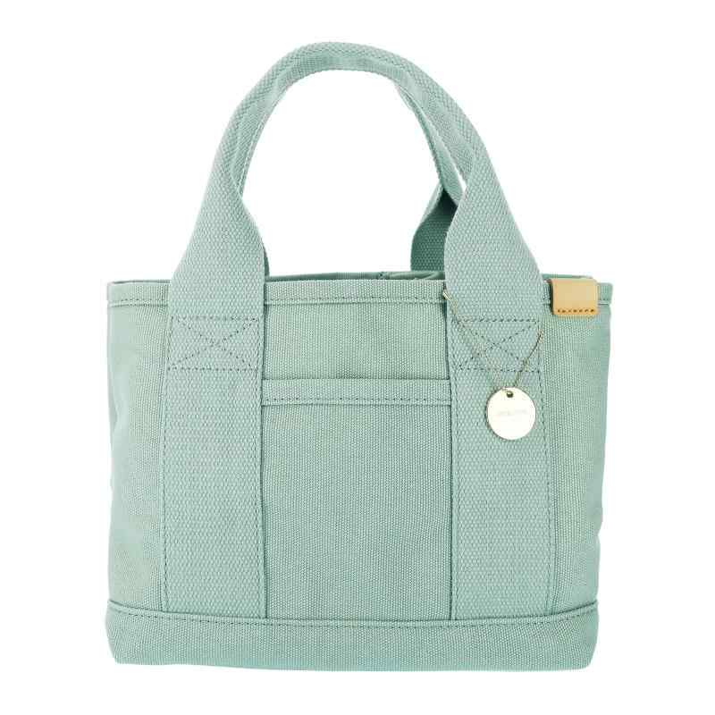 [DOT&amp;STRIPE MONOPIA] キャンバス仕切りミニトート DS-13959A レディースタテ20cmxヨコ24cmxマチ16cmポケットの数:3(外側1/内側2)重量:310gショルダー全長:37cm