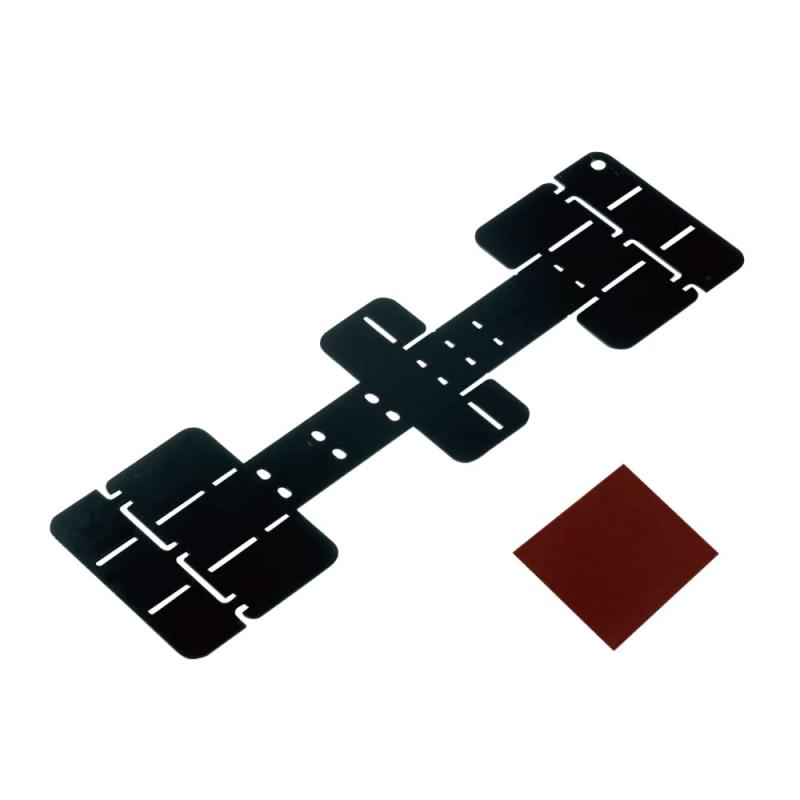 ENDY リアカメラ取付金具 EEX-100BR 黒曲げやすく取付簡単面倒な配線通しが不要に各社基台サイズ対応