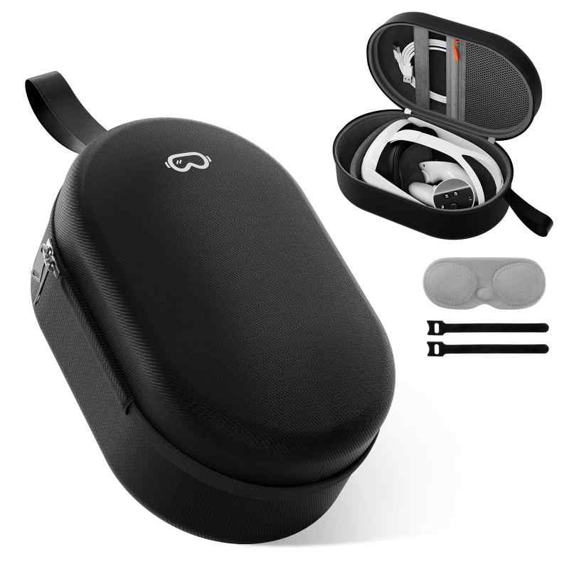 ProCase Meta Quest 3 &amp; 2、Pico 4 / Apple Vision Pro VR Elite ストラップ バッテリー バージョン/Kiwi Design/BOBOVR ヘッドセット 収納用バッグ ゲーミング...
