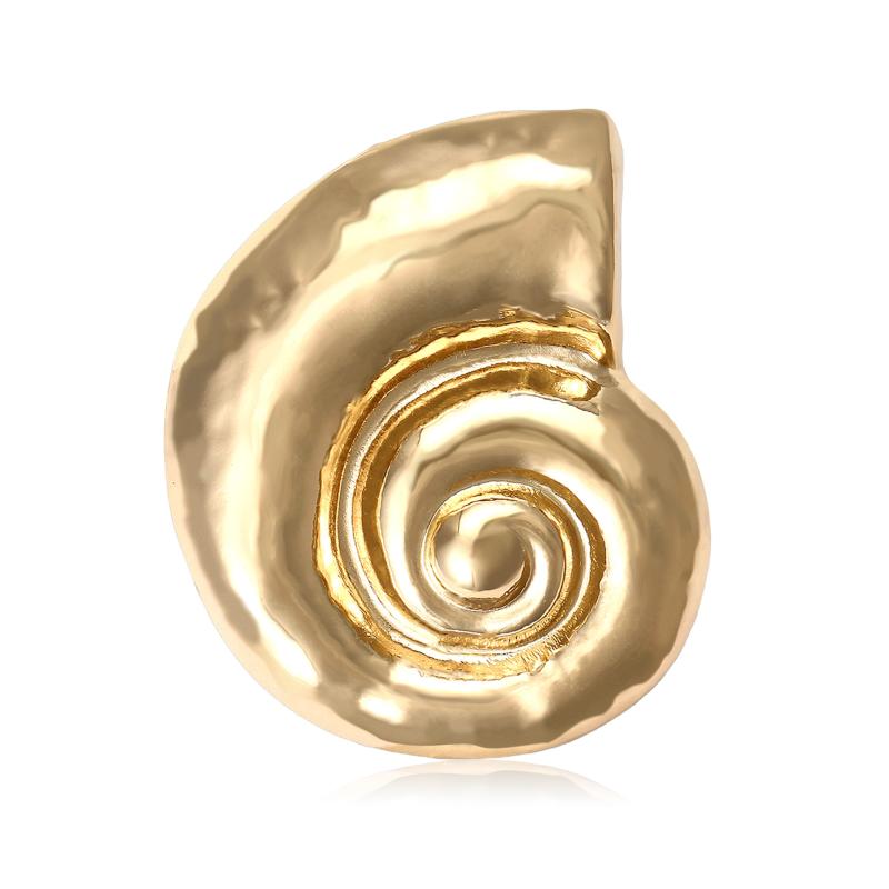 ・カテゴリ: 胸針・対象: 女性・: 動物・素材: 合金・仕上げ: 電鍍・スタイル: おしゃれ、個性派・モチーフ: 貝殻・用途: 装飾