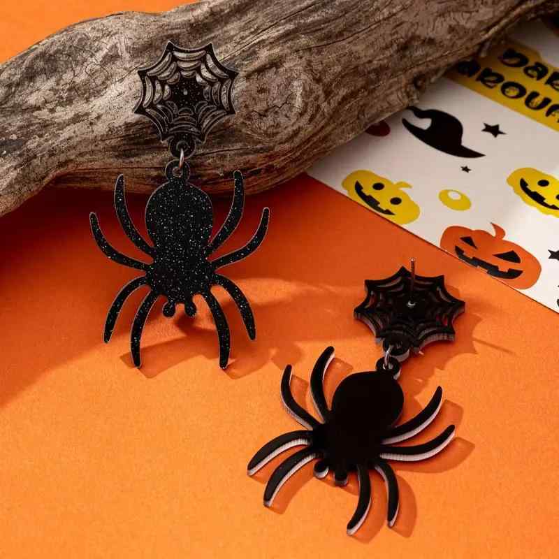 ・カテゴリ: 耳飾り・主な素材: アクリル・: ジオメトリック・加工技術: ハンドメイド・カラー: スパイダー・スタイル: 個性派・対象: ユニセックス