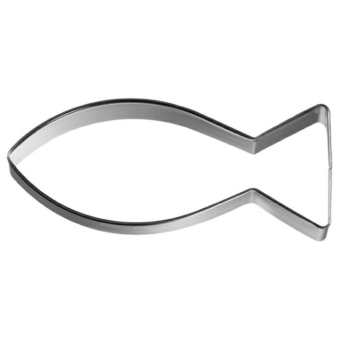 ドイツ、BIRKMANN（バークマン）製のクッキー抜き型、聖魚イクサス（CHRISTIAN FISH）です。 先が鋭いので、取り扱いに注意してください。使用後は洗い、水気を拭いて保管してください。 定形外発送ご希望の方は、ご購入時の備考欄に...