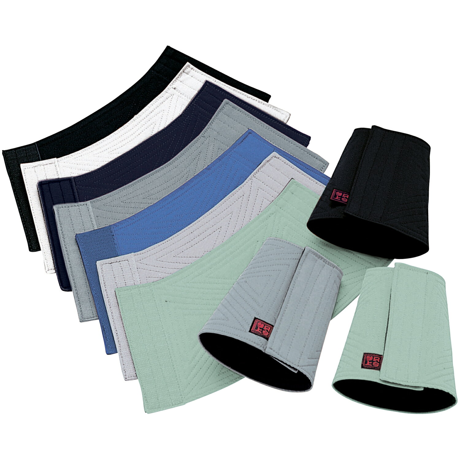 【素材混率】ポリエステル50％・綿50％ （表：ポリエステル100％・裏：綿100％） マジックテープ付（リバーシブル）タフ素材・イージーアイロンでOK！