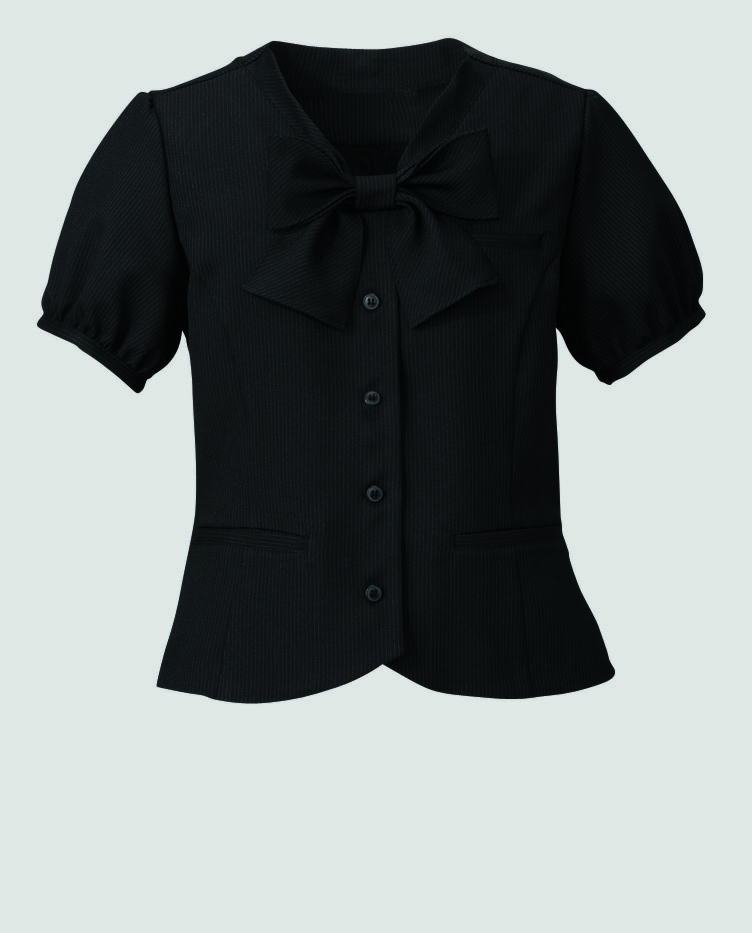 ●素材：ポリエステル97％、レーヨン3％ ※こちらの商品はキャンセル・返品・交換をお受けできません。あらかじめご了承ください。簡単にリボンが作れるふんわりシルエットのブラウス。