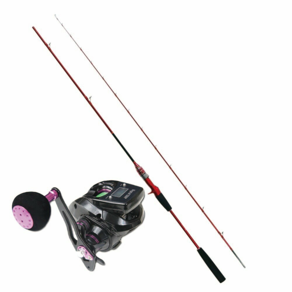 ■シーマスタッグライトヒラメ200 デジタルカウンターリール セット (seamastug-set001) 釣り味だけでなく食べて美味しい魚が釣れる船釣りをこれから始めたい方に、おり釣具が送る「シーマスタッグシリーズ」にライトなモデルが続々...