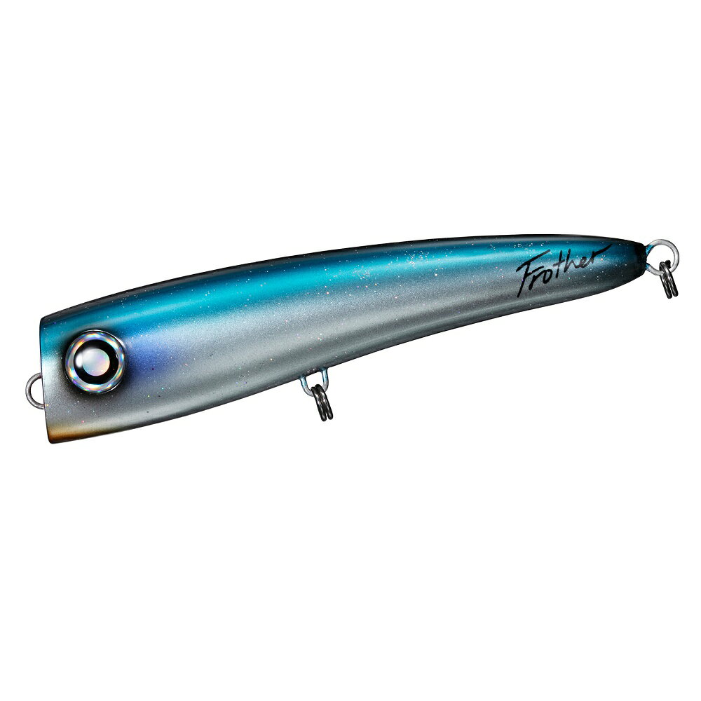 ダイワ オフショアプラグ ソルティガ フロッサー 170F ブルーバック(da-546846) サイズ：170mm 標準自重（ボディ重量）：71g リング重量：約1.6g 全体重量：約72.6g タイプ：ポッパー 標準装備リング：#7 推奨...