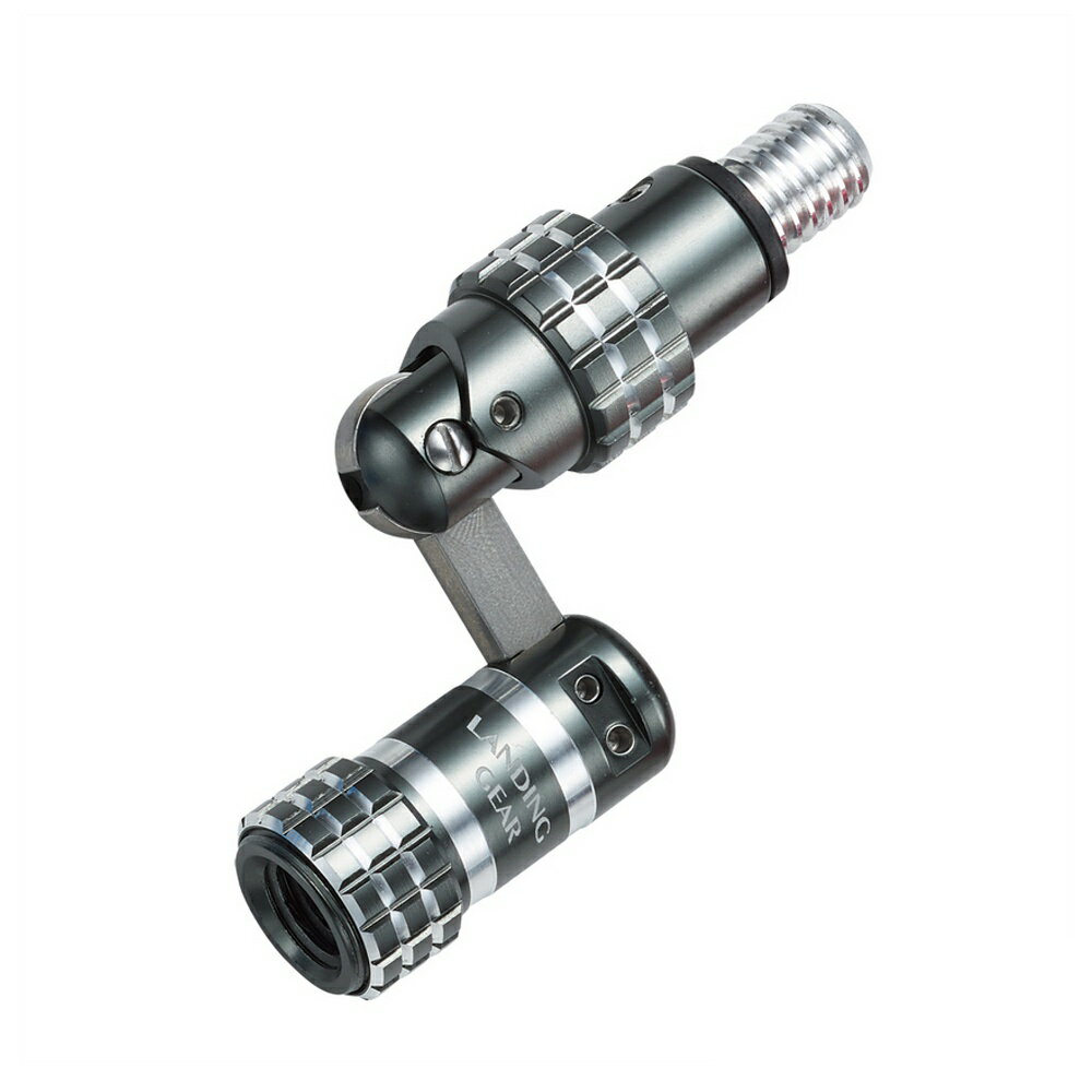 アルファタックル ランディングギア ジョイント 2 チタンシルバー(tw-523065)[M便 1/3] 高級アルミ折畳ジョイント。 新モデルは更に軽量化し、最軽量クラスの76gを実現。 デザインとカラーも一新。 標準自重（g)：76 ネジ...