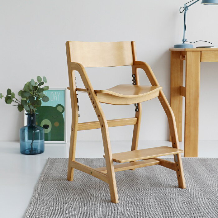 （サイズ） 幅44.5 × 奥行47.5-580× 高さ76.4cm 座面高さ：36.5-53.5cm （材質） フレーム:天然木(ラバーウッド材) 背板/座面/足置き:天然木化粧合板(ラバーウッド材)ABS樹脂 ラッカー塗装 組立品 商品...