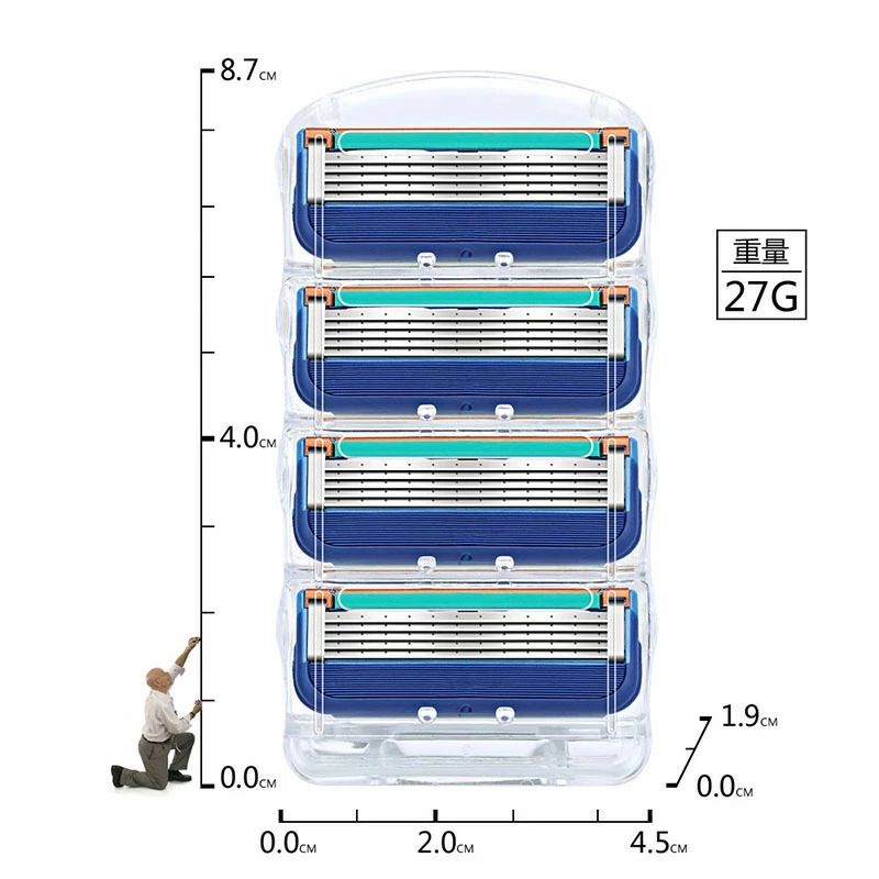 フュージョンシリーズに対応 Gillette フュージョン5+1 替刃互換品1ジレット 替刃 パワー 高性能 5枚刃 8個セット 16個セット 24個セット