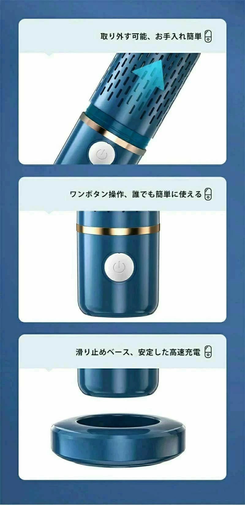商品説明：野菜や果物に付着した残留農薬やPM2.5(微小粒子状物質)などの有害物質を洗浄するハンディ型野菜洗浄機です。水中に浸けた野菜や果実から、超音波振動により残留農薬やPM2.5を落とし、滅菌率99.9％、ホルモンを分解、農薬を除去、除...