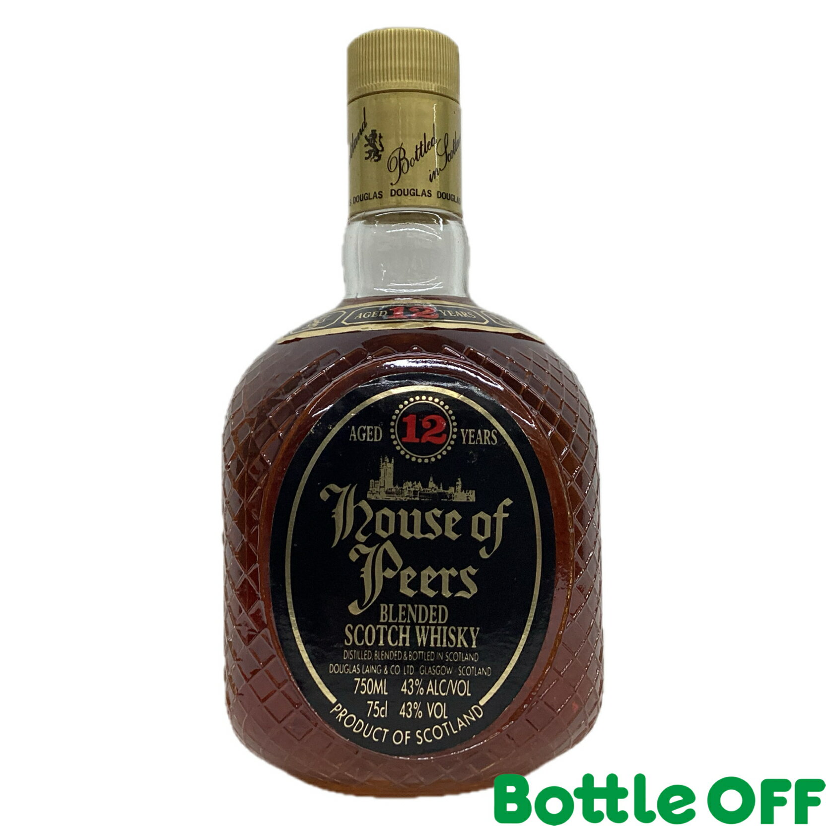 アルコール分：43％ 容量：750ml 原産国：スコットランド ※二次流通品の為、ラベルや瓶に多少のダメージがある場合がございます。シリアルナンバーがある商品は商品画像と違う場合がございますのでご注意お願い致します。