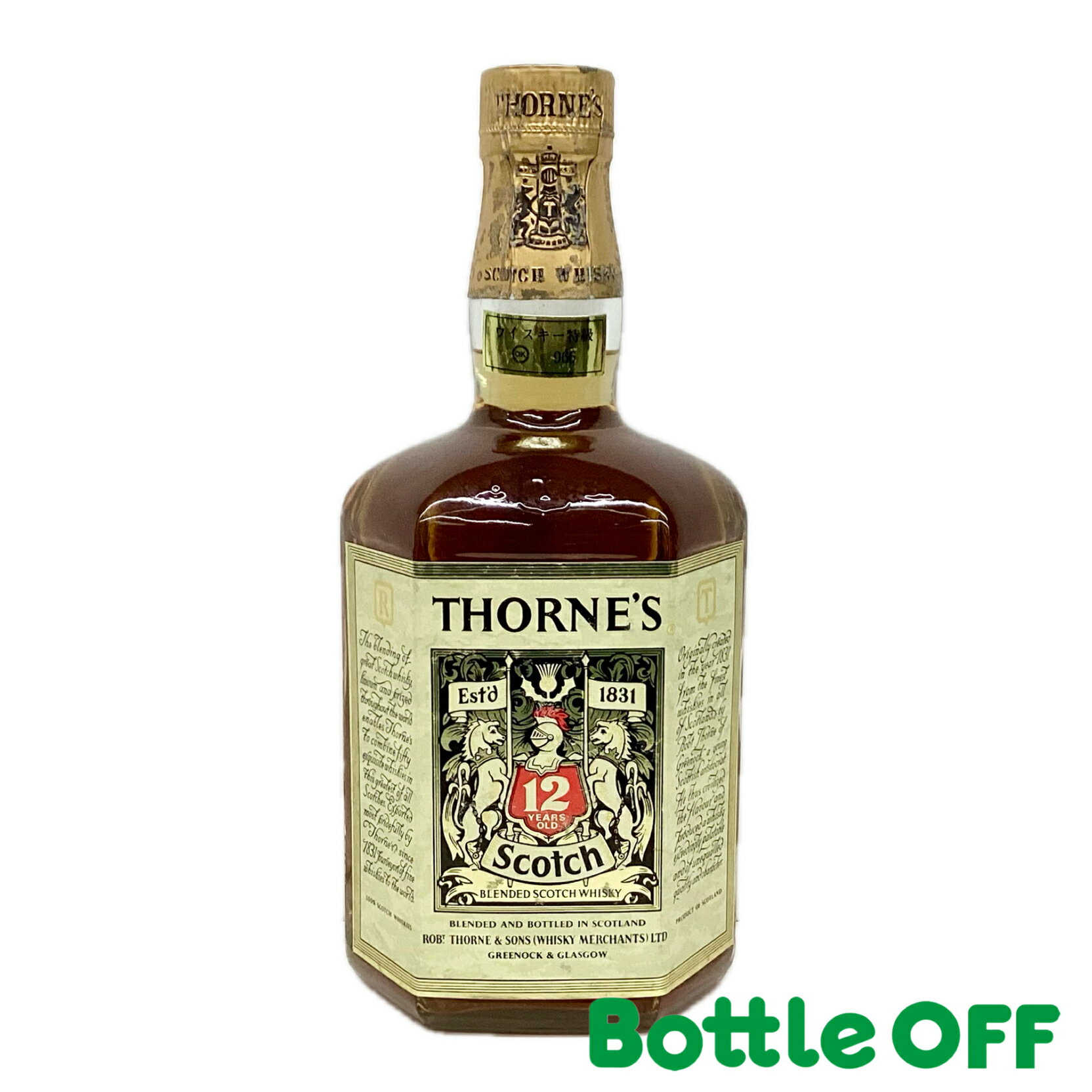 アルコール分：43％ 容量：760ml 原産国：スコットランド ※二次流通品の為、ラベルや瓶に多少のダメージがある場合がございます。シリアルナンバーがある商品は商品画像と違う場合がございますのでご注意お願い致します。