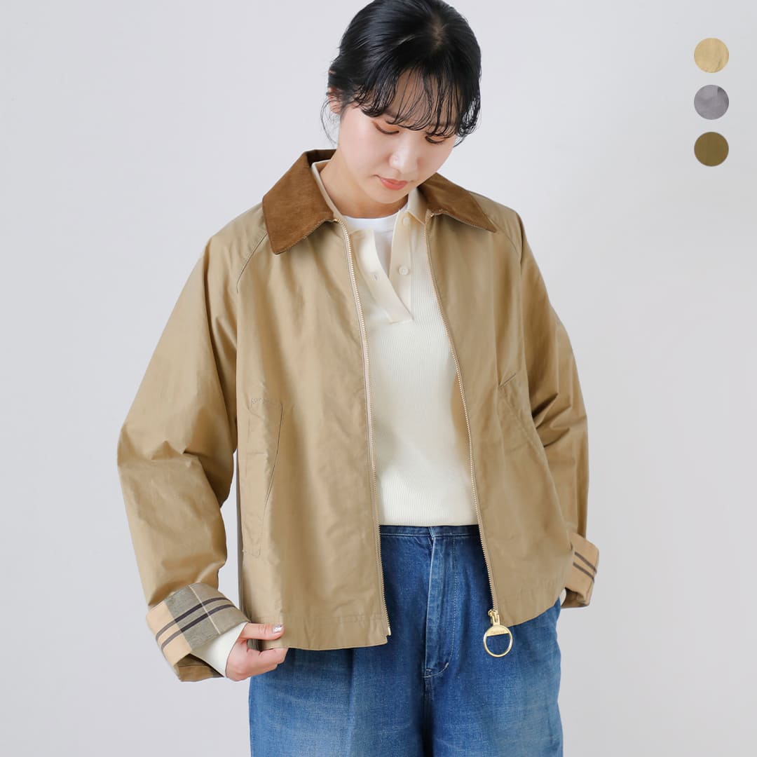 メーカー希望小売価格はメーカー商品タグに基づいて掲載しています 商品名：Barbour バブアー カトリン コットン カジュアル ジャケット “CATLIN CASUAL JACKET” カラー：Beige×Dress(col.be11) ...