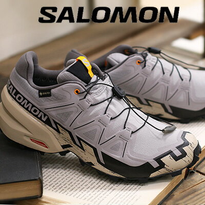 ※ご注文の際は、こちらもご確認をください。 ■商品説明 SALOMON SPEEDCROSS 6 GORE-TEX サロモン スピードクロス 6 ゴアテックス トレイル ランニングシューズ L478534 メンズ 防水 ◆素材・色 アッパー...