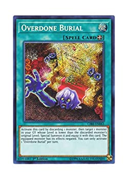 【中古】「未使用品」遊戯王 英語版 CIBR-EN063 Overdone Burial やりすぎた埋葬 (シークレットレア) 1st Edition【メーカー名】コナミデジタルエンタテインメント【メーカー型番】【ブランド名】コナミデジタル...