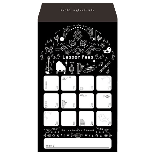 ピアノ教室や音楽教室はもちろん、学童保育やサークル等の会費の集金袋としてもどうぞ。サイズ：約20×12cm素材：紙生産国：日本