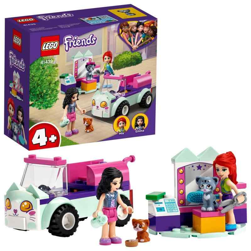 レゴ(LEGO) フレンズ ねこのペットサロンカー 41439 おもちゃ ブロック プレゼント 動物 どうぶつ 車 くるま お人形 ドール 女の子 4歳以上この子ども向けの猫のおもちゃには、猫スタイルの車のおもちゃ、猫の美容院、レゴ フレン...