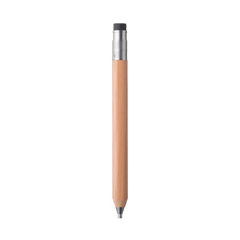 MUJI 無印良品 木軸シャープペン 13.6×1.1×1.1cm 芯径2mm HB 44302163 ナチュラルサイズ : 外寸 : 奥行13.6×幅1.1×高さ1.1cm・芯径 : 2mm適合サイズ : 2mm芯1本素材 : 本体：天然...