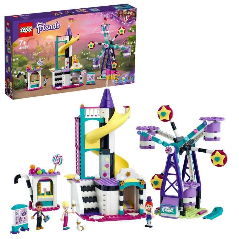 レゴ(LEGO) フレンズ マジカルかんらん車とスライダー 41689 おもちゃ ブロック プレゼント お人形 ドール ジェットコースター 女の子 7歳以上レゴフレンズ マジカルかんらん車とスライダー(41689)は、遊園地やマジック、物語...