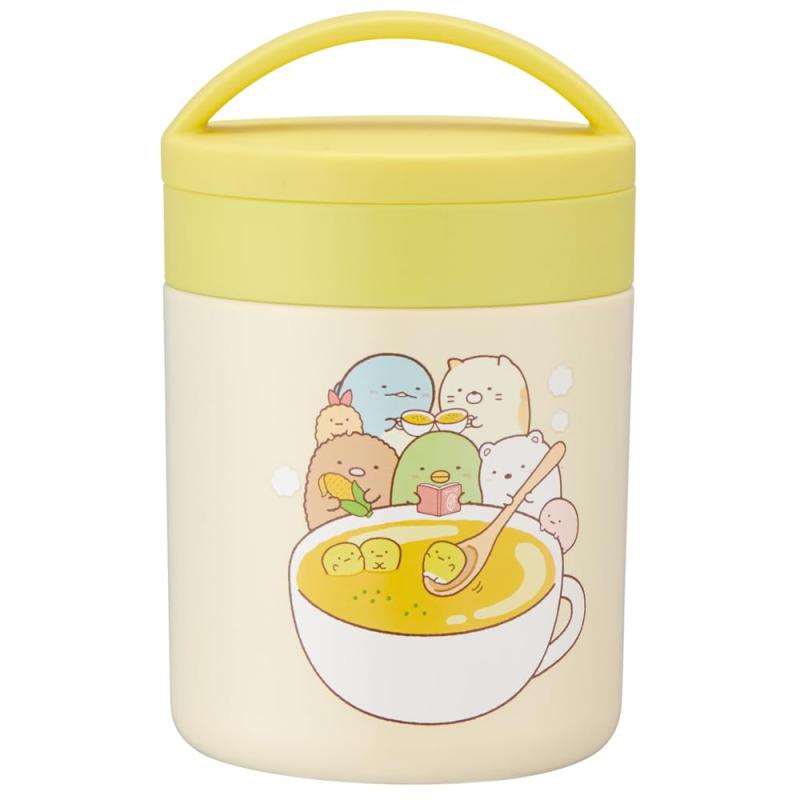 スケーター(Skater) 抗菌 保温 保冷 スープジャー スープポット 300ml すみっコぐらし しろくまスープ LJFC3AG-Aサイズ:直径8.5×高さ13.4cm素材・材質：本体=ステンレス鋼（アクリル樹脂塗装) フタ=ポリプロピ...