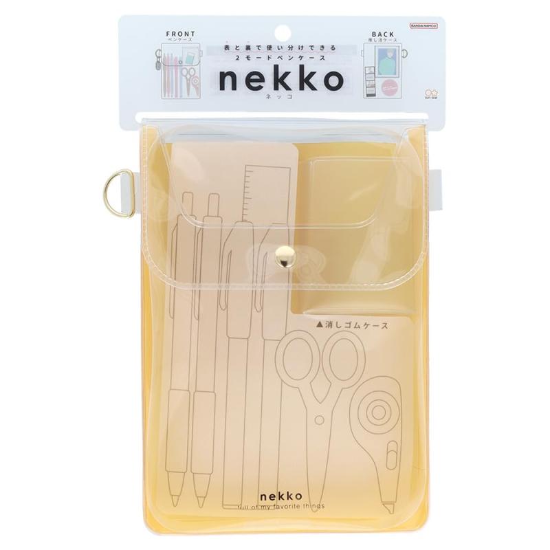 サンスター文具(Sun-Star Stationery) ペンケース フラット nekko ハニーレモン S1427490使い分けできる2モードペンケース【特長】オモテとウラで使い分けられる2モードペンケース【仕様】PVC素材で水に強いから...