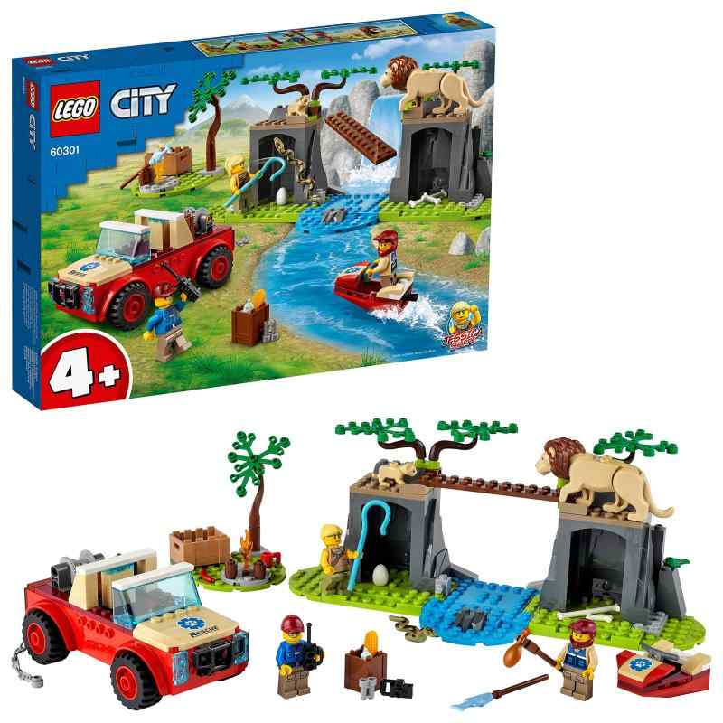 レゴ(LEGO) シティ どうぶつレスキュー オフローダー 60301 おもちゃ ブロック プレゼント 動物 どうぶつ 男の子 女の子 4歳以上レゴシティ どうぶつレスキュー オフローダー(60301)は、動物やごっこ遊び、アニメ「レゴ シ...