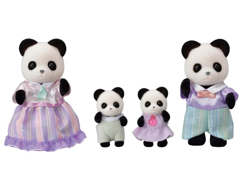 シルバニアファミリー 人形 【 パンダファミリー 】 FS-39 STマーク認証 3歳以上 おもちゃ ドールハウス Sylvanian Families エポック社 EPOCHいつもにぎやかな、パンダファミリーのお人形です。アイディアマンの...