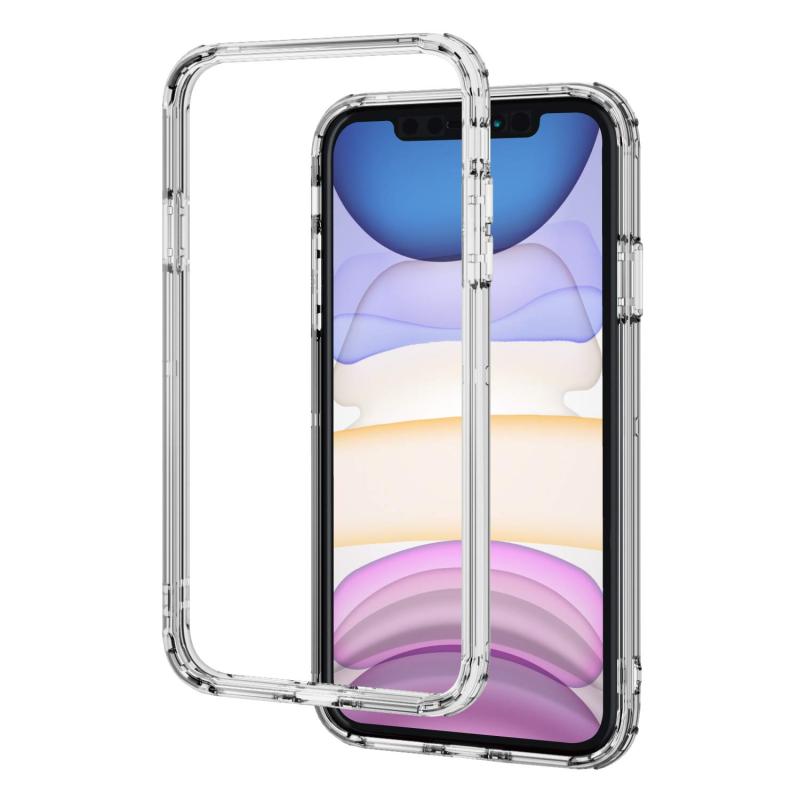 エレコム iPhone 11 ケース ハイブリッドバンパー 耐衝撃+軽量[エアークッションで四隅を保護] クリア PM-A19CHVBCR対応機種:iPhone 11端末のデザインを損なわず、最もシンプルなスタイルで衝撃から守るiPhone...
