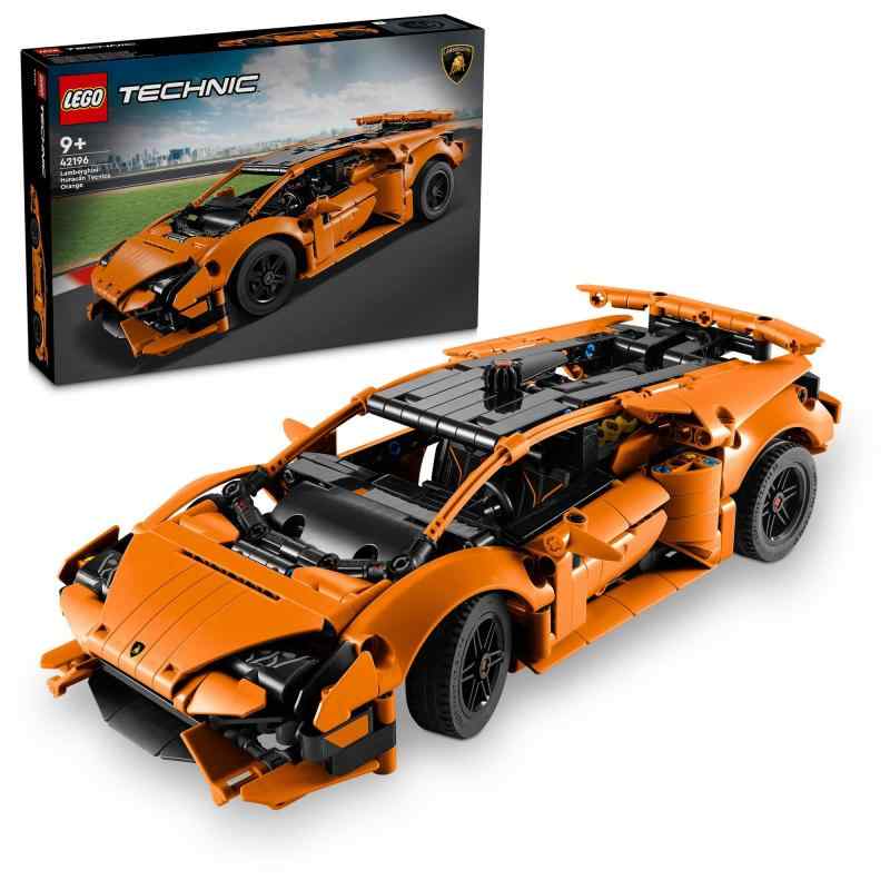 レゴ(LEGO) テクニック Lamborghini Huracán Tecnica<オレンジ> おもちゃ 玩具 誕生日 プレゼント ブロック 男の子 女の子 子供 9歳 10歳 11歳 小学生 乗り物 車 ミニカー 42196...