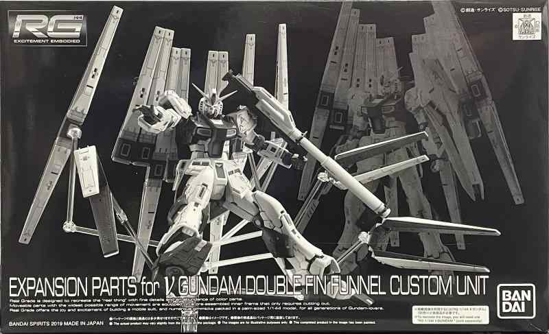 BANDAI RG 1/144 νガンダム用ダブル・フィン・ファンネル拡張ユニット プラモデル(ホビーオンラインショップ)複数店舗にて販売をしておりますため、在庫データの更新が間に合わず、欠品にも関わらず、注文ができる場合がございます。その...
