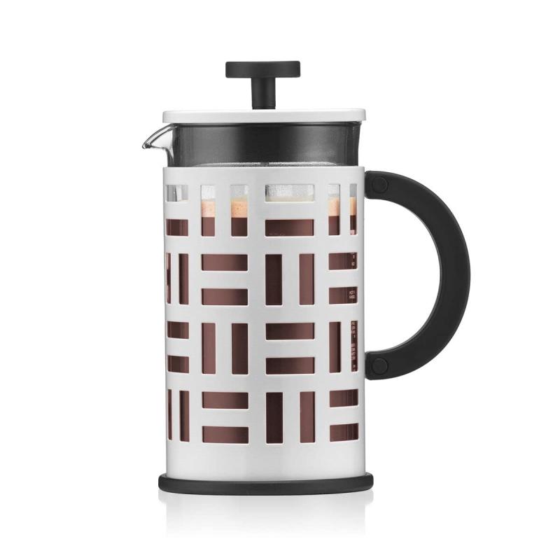 BODUM ボダム EILEEN アイリーン フレンチプレス コーヒーメーカー 1L オフホワイト 11195-913J日本語の取扱説明書が同梱されていますので、ギフトにもオススメです。サイズ:幅16.5×奥行10.5×高さ22cm 本体重...