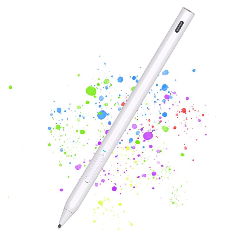 MILPROX Surface用タッチペン 4096段階筆圧 パームリジェクション機能 磁気吸着 傾き検知対応 右クリック 消しゴム 自動オフ USB-C充電 Surface3/ Pro 3/4/5/6/7/8/X/Laptop/Lapto...