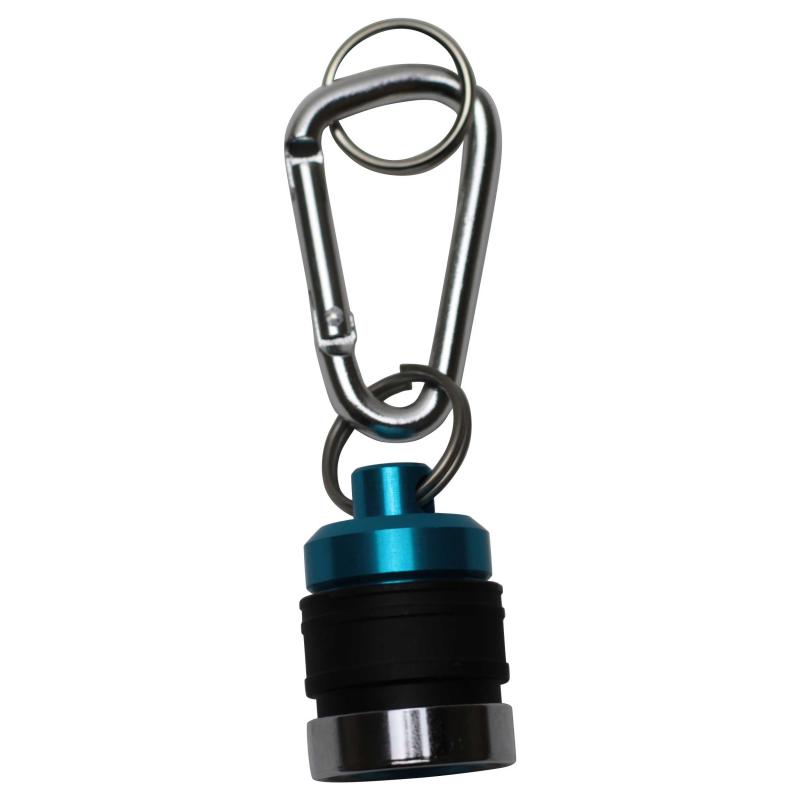 SK11(エスケー11) エアツール用ホルダー MINI ブルー SAH-MBサイズ:28×95×25mm、重量:54gスリーブカラー:ブルー、カラビナカラー:シルバー耐荷重:1kg接続可能継手:常圧汎用プラグ・建築用高圧プラグ本体:鉄・ア...