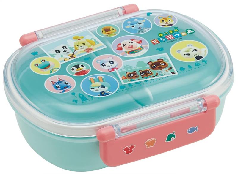 スケーター(Skater) 子供用 お弁当箱 1段 360ml 中子付き(おかず容器)ふわっと盛れるドーム型 キッズランチ 抗菌加工 日本製 あつまれどうぶつの森 QAF2BAAG-A容量:360ml /サイズ:幅14.8×奥行12.3×高...