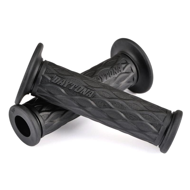 デイトナ(Daytona) グリッピーグリップ バイク用 グリップ ハンドル径Φ22.2用 125mm エンド貫通 GG-D-NAMI ブラック 97467●全長：125mm●エンド貫通複数店舗にて販売をしておりますため、在庫データの更新が...