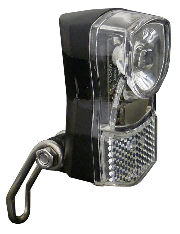 キャプテンスタッグ(CAPTAIN STAG) フロントフォークLEDライト 2モード ブラック XC-210 Y-4969使用電池:単3形乾電池4個使用(別売)サイズ:(約)幅36×奥行46×高さ70mm(本体のみ)使用光源:LED1個(...