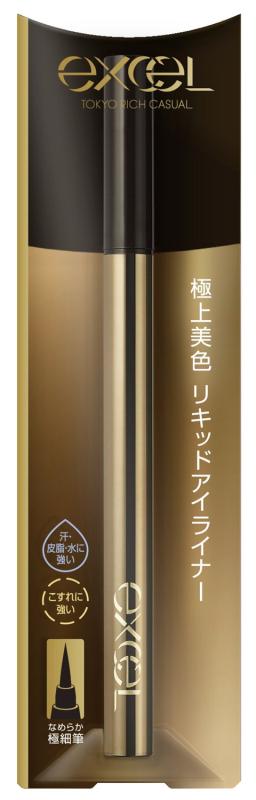 excel(エクセル) エクセル スキニーリッチライナー RL01 ブラック原産国:日本染料不使用・お湯で簡単オフくっきり濃厚、なのに浮かないテカリを抑えたセミマット仕上げ目元に溶け込む極上美色リキッドアイライナー複数店舗にて販売をしており...