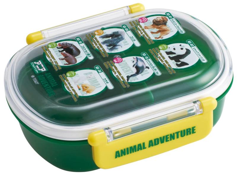 スケーター(Skater) 弁当箱 子供 360ml ふわっと盛れるフタ 日本製 ランチボックス 1段 食洗機対応 レンジ対応 タカラトミー アニア 23 QAF2BAAG-A容量:360ml /サイズ:幅14.8×奥行12.3×高さ5.6...