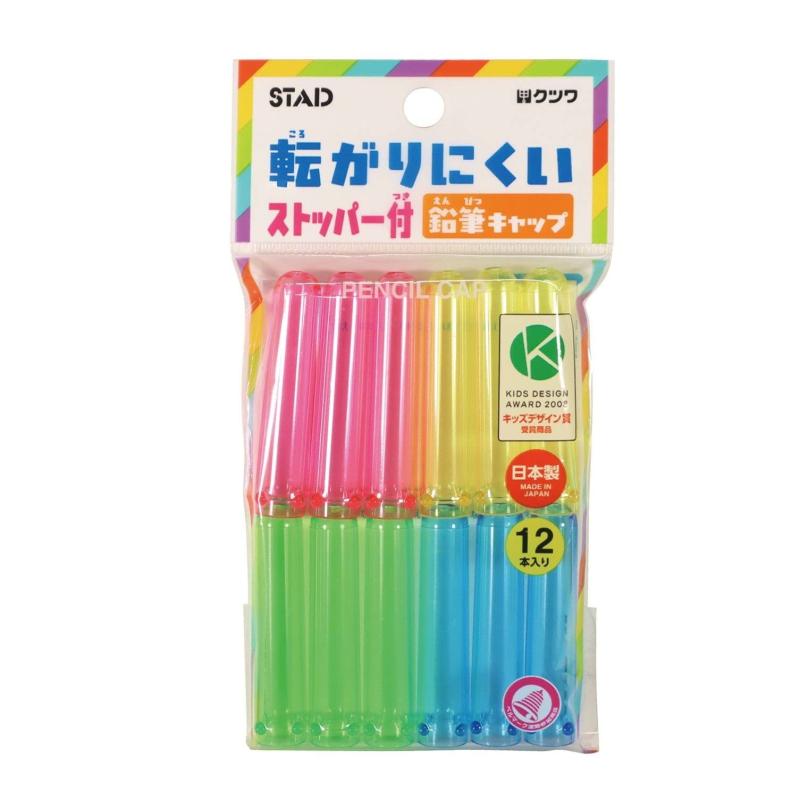 クツワ STAD 鉛筆キャップ RB006【本体サイズ】高さ4.7cm×幅1cm×奥行1cm【材質】HIPS【内容量】12本入り【付属物】名前シール12枚入り【仕様】転がり防止突起付き複数店舗にて販売をしておりますため、在庫データの更新が間...