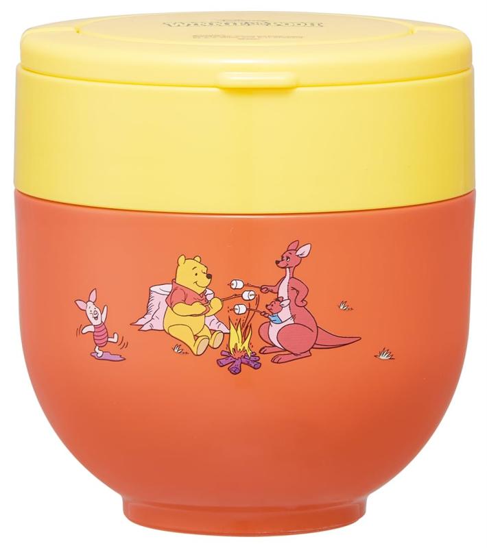 スケーター(Skater) 保温弁当箱 丼ぶり型 540ml 女性用 2段 ランチジャー 折りたたみハンドル付 抗菌 ディズニー レトロ くまのプーさん LDNO6AG-Aサイズ：11.5×12.5cm材質：本体：ステンレス鋼（アクリル樹脂...