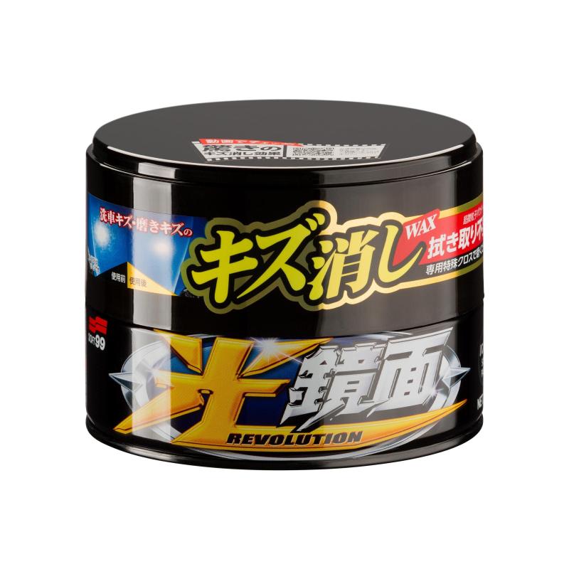 ソフト99(SOFT99) ワックス WAX 光鏡面WAX ダーク&amp;ブラック車用 自動車塗装面のキズ消し、保護及びつや出し用 クロス 00420内容量:200g原産国:日本色:ダーク&amp;ブラック車用ワックスを付属の専用クロスに...