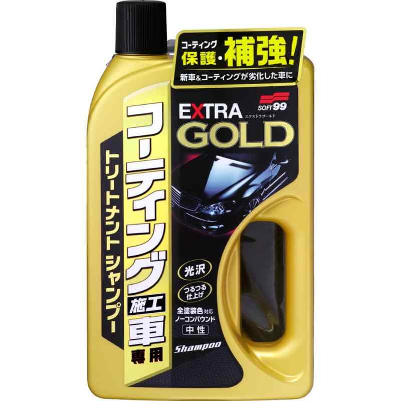 ソフト99(SOFT99) カーシャンプー コーティング施工車エクストラゴールドシャンプー 750ml 自動車ボディの洗浄用 リッチ&amp;ソフトスポンジ 04287原産国:日本液性:中性梱包サイズ:100×130×222mm種類:単品洗...